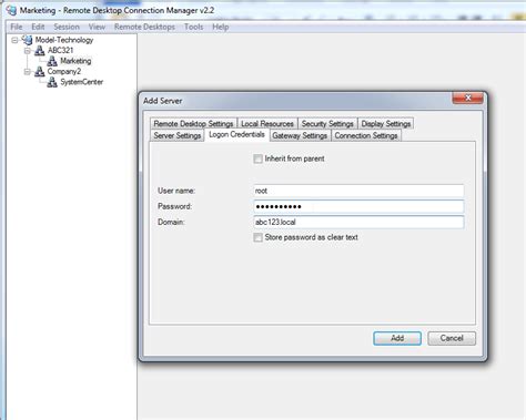The Admins Toolbox Remote Desktop Manager 27 Rdc Man Model Technology
