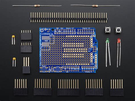 Adafruit Proto Shield For Arduino Unassembled Kit Stackable Version