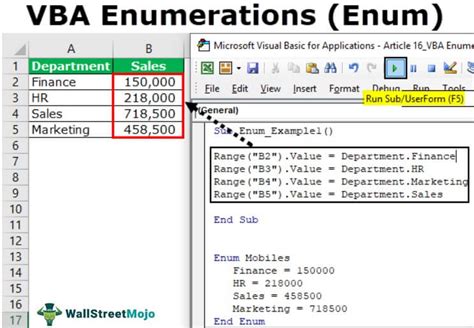 Vba Enum Step By Step Examples To Use Vba Enumerations