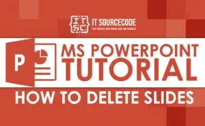 How To Delete A Slide In Powerpoint