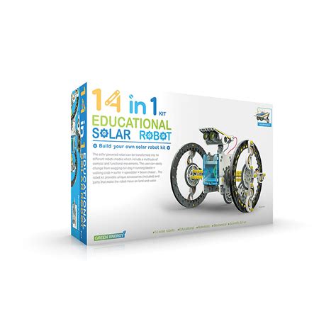 Construct And Create 14 In 1 Educational Solar Robot Kit Steam Rocket
