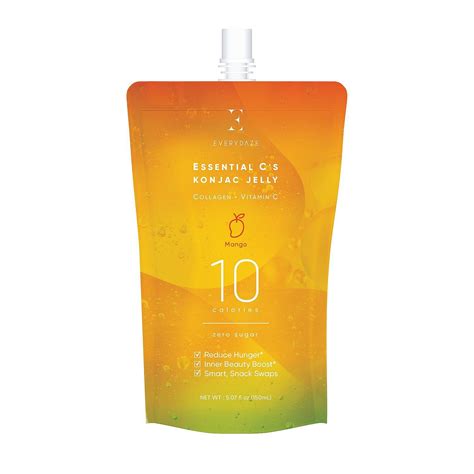Everydaze Essential Cs Konjac Jelly Mango Flavor 1 Box 10 Pieces X