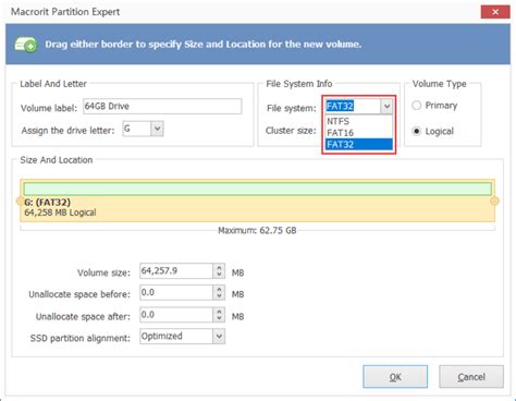 How To Create A FAT32 Volume Larger Than 32GB