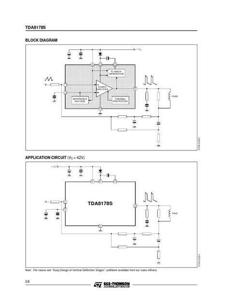 Tda8178s Datasheet Tv Vertical Deflection Booster St Microelectronics
