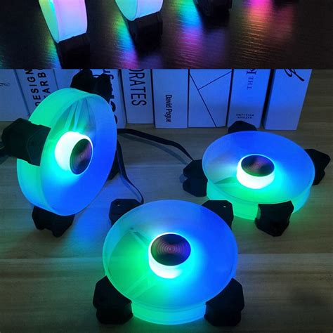 COOLMOON F YH Computer Case PC Cooling Fan RGB Adj Grandado