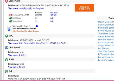 Can I Play A Game If My Graphics Card Doesnt Meet Requirements R Pchelp