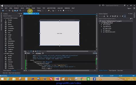 آموزش استفاده از Toggle Button در wpf آموزش سی شارپ c net لرن پروگرم