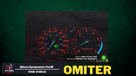 QBcore Speedometer FiveM