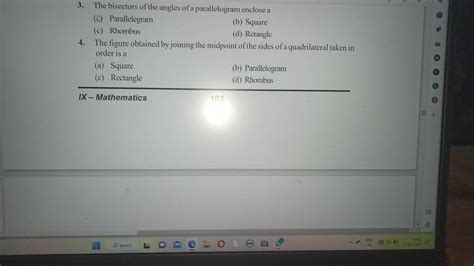 The Bisectors Of The Angles Of A Parallelogram Enclose A N Parallelegra