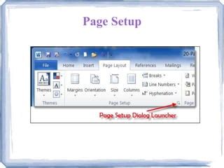 Msword Office Word Basics And Presenta PPTX Desktop Publishing Computer Software And