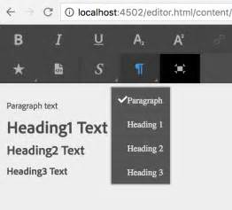 How To Get The Individual Paraformat Values In A Textimage Component Aem Stack Overflow
