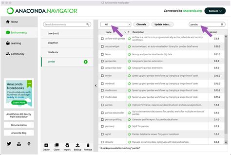 How To Install And Run Pandas From Anaconda Navigator Anaconda