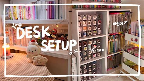 데스크셋업 벙커침대 밑에 다꾸공간이 다꾸책상 같이 꾸며봐요🤩 선반 협찬 💗 다꾸 책상 꾸미기 Youtube