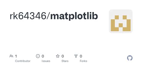 GitHub Rk Matplotlib