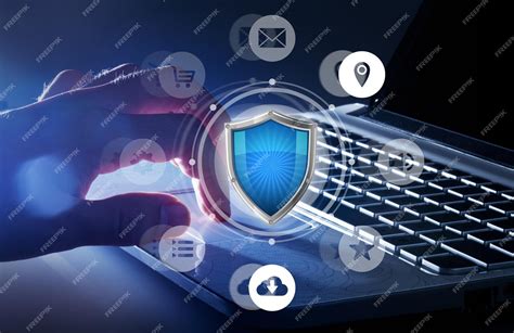 Premium Photo Cyber Security And Network Protection With