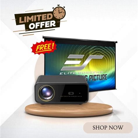 4K Decoding Smart Full HD Projector With Free Projector Screen Projector Lk Srilanka S