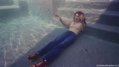 Bella Luxx Fully Clothed Underwater Show Wetlookfashion Clips Sale
