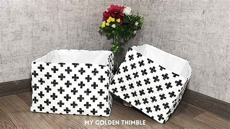 Make An Easy Fabric Box Pattern With Our 3 Free Templates