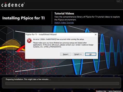 Pspice For Ti 下载后 安装不了 仿真、硬件和系统设计工具论坛 仿真、硬件和系统设计工具 E2e™ 设计支持
