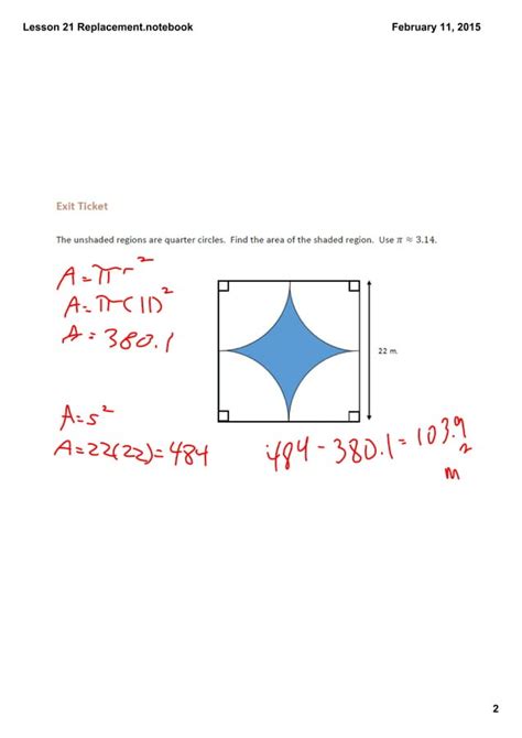 Lesson 21 Replacement Pdf