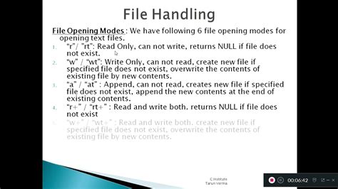 File Handling Tutorial Youtube