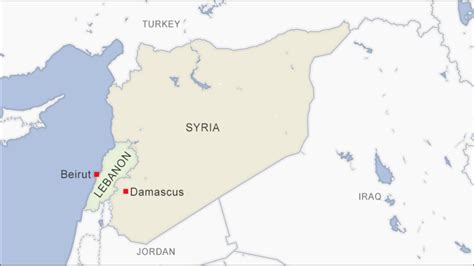 Damascus Location On Map