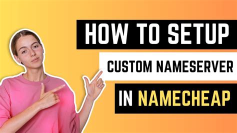 How To Setup Custom Nameserver In Namecheap Youtube