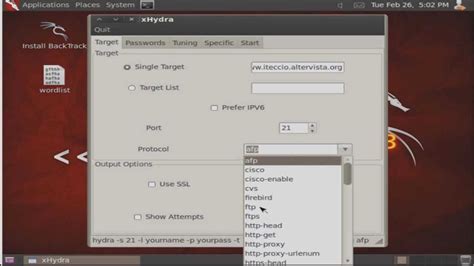 Hydra Gtk Hack Ftp Password Youtube
