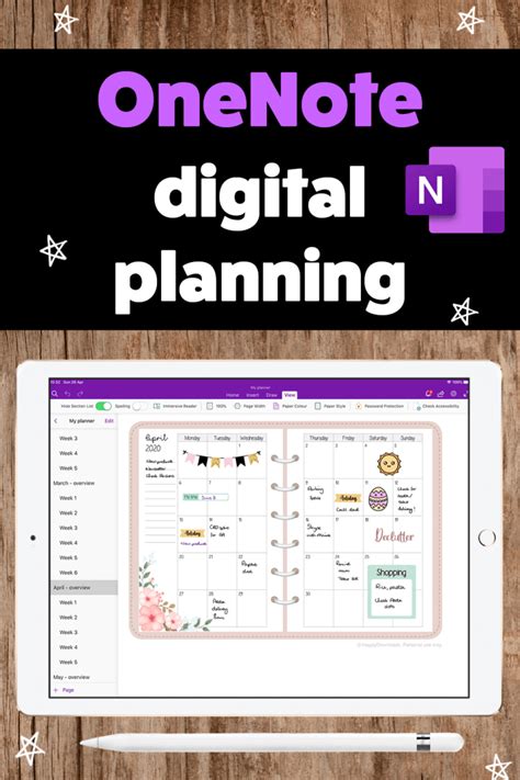OneNote Digital Planning Tutorial HappyDownloads
