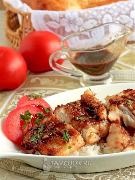 Филе судака под маринадным соусом — рецепт с фото | Shrimp, Meat ...