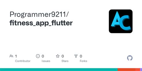 GitHub Programmer9211 Fitness App Flutter