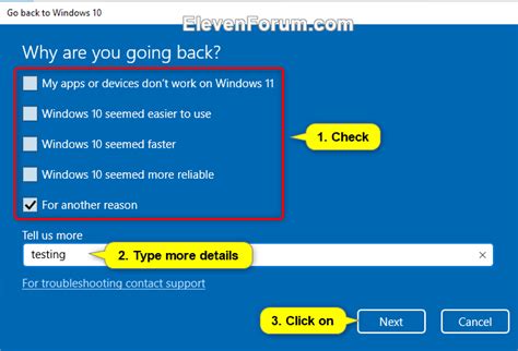 Go Back To Previous Version Of Windows In Windows 11 Windows 11 Forum