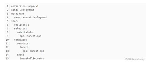 K8skubernetes中yaml文件快速阅读理解 Csdn博客