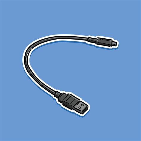 Cable For Charging And Transferring Data The USB Type C Type C USB Cable Charger Illustration