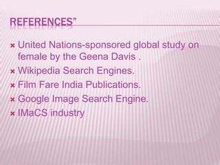 Indian Films Women Sex Roles PPT