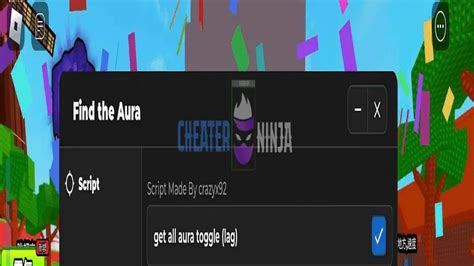 Find The Auras Script Roblox Mobile Gui Cheater Ninja