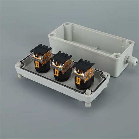 Customized Plastic Enclosure Waterproof Push Button Switch Box Control Box Push Button Box And