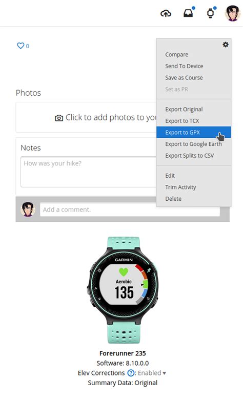 Garmin Connect Export File Name Code Falasbear