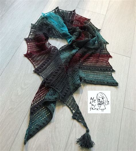 Красивая шаль крючком с мастер классом Дневник вязальщицы Дзен