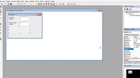 How To Calculate Multiplication Two Numbers Using Vb Programming Youtube