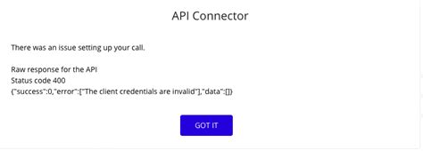 Api Connector Authorization Fail Apis Bubble Forum
