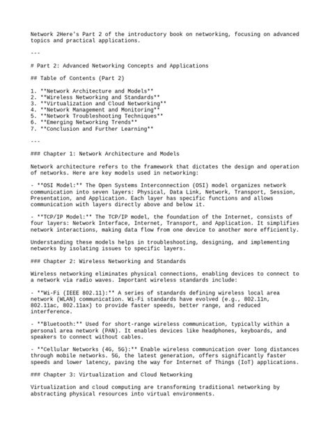 Network 2 Pdf Computer Network Osi Model