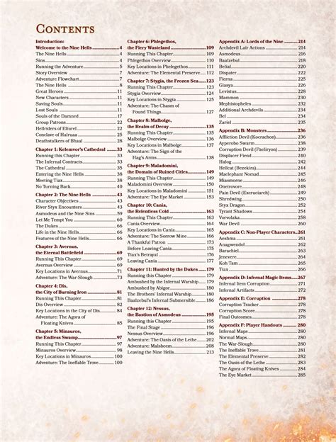 D D E Chains Of Asmodeus Official Page Nine Hells Book Adventure Released Page