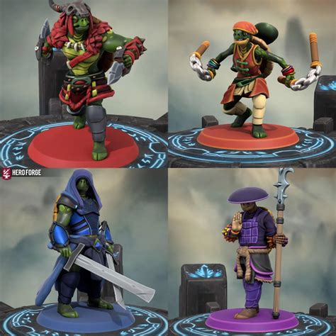 I Used Heroforge To Create The Turtles As Their Dnd Counterparts