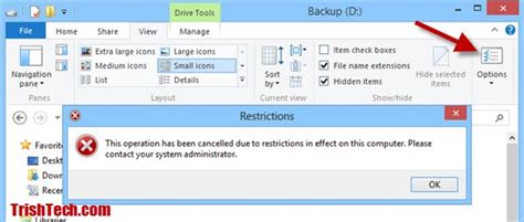 How To Disable Folder Options In Windows