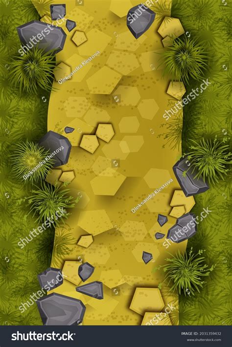 Game Landscape Top View Background Vector Stock Vector Royalty Free 2031359432 Shutterstock
