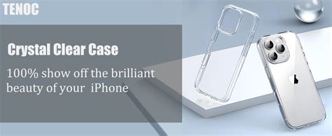 Amazon Com TENOC Phone Case Compatible With IPhone Pro Max Clear Case Non Yellowing