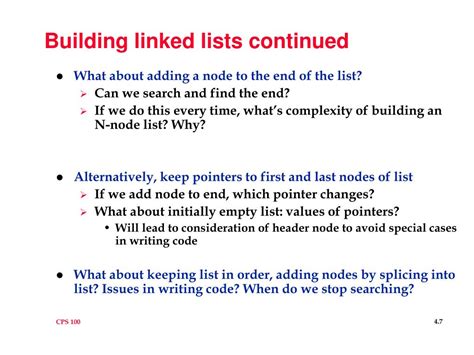 Ppt Understanding Linked Lists Implementation And Applications