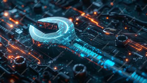 Ai Enhanced Maintenance Digital Wrench With Binary Code For Predictive Algorithms And Remote